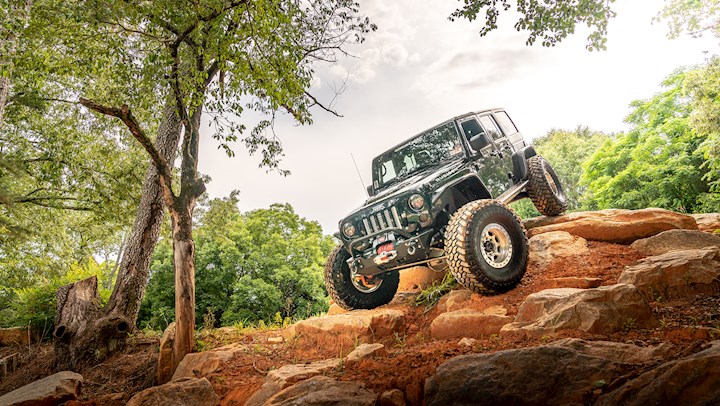 Boosted in Black: 2012 Jeep Wrangler with Some Super Sized Upgrades ...