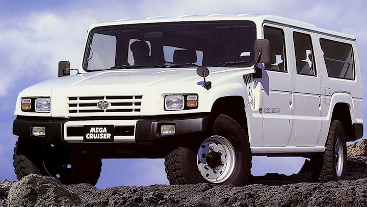 The JDM Hummer: How the Toyota Mega Cruiser Made the Land Cruiser Look ...