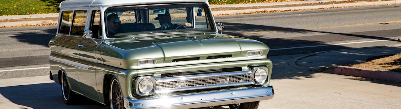 Family Friendly Slammed '64 Suburban Custom | DrivingLine