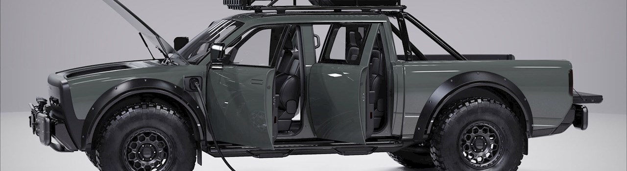 The Alpha Superwolf: A Macho Off-Road Electric Pickup to Take on Bronco ...