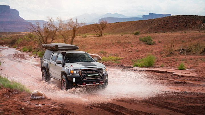 GMC Canyon AT4 OVRLANDX Off-Road Concept Unveiled | DrivingLine