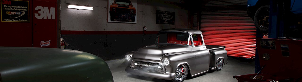 Silver Lining: A Lowered ’56 Chevy Pickup That’s Making a Big Splash at ...