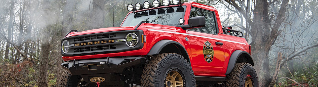 Ford and BDS Suspension Unveil the Fire Command Bronco Custom | DrivingLine
