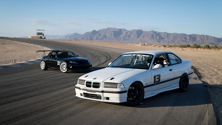 BMW E36 M3 vs NC Mazda Miata | Driver Battles Time Attack | DrivingLine
