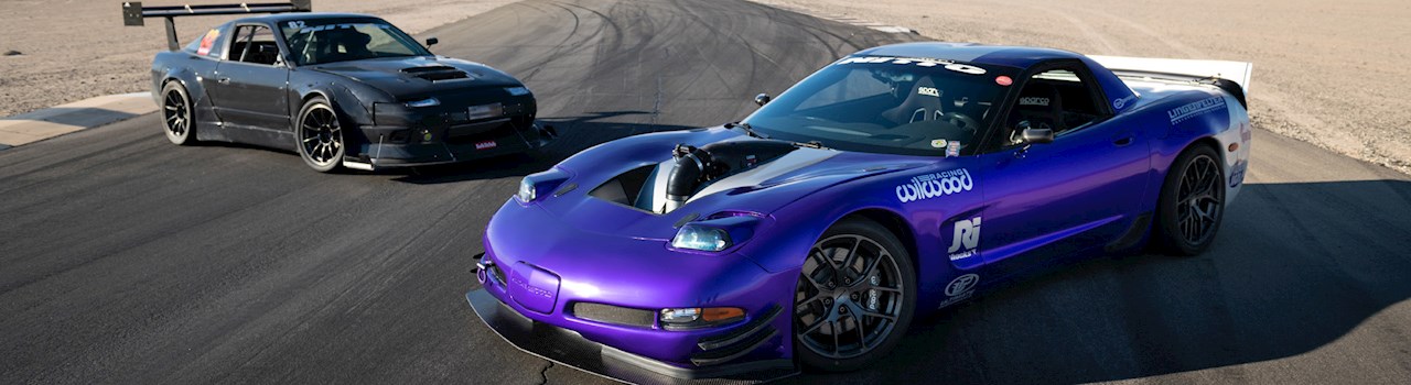 Driver Battles: Corvette Z06 vs 2JZ-Swapped Nissan 240SX | DrivingLine