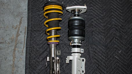 Suspension Tension: Coilovers vs. Air | DrivingLine