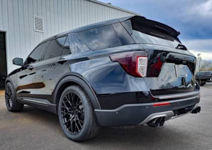 Built-To-Order Explorer: Our Black-On-Black Twin-Turbo ST Arrives ...