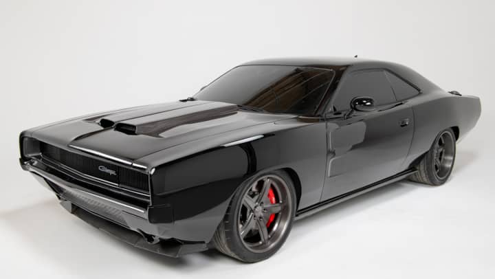 Black Velvet: ExoMod Classicizes a Hellcat SRT in Carbon Fiber ...