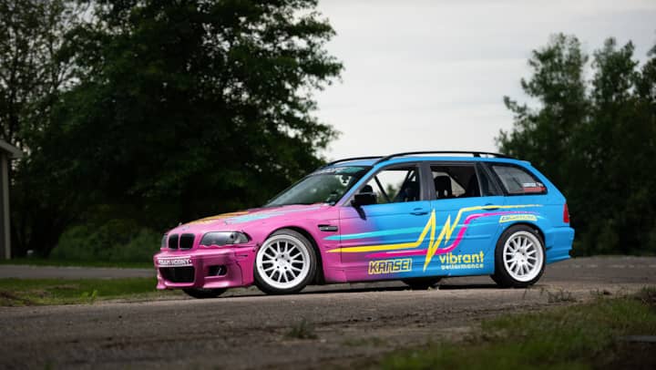 BMW E46 2JZ-Swapped Drift Wagon | DrivingLine