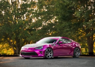 LS-Swapped Scion FRS: A Fuschia Fusion of Power and Style | DrivingLine