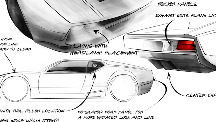 Ringbrothers 1971 Pantera> Pre-Reveal Design Notes | DrivingLine