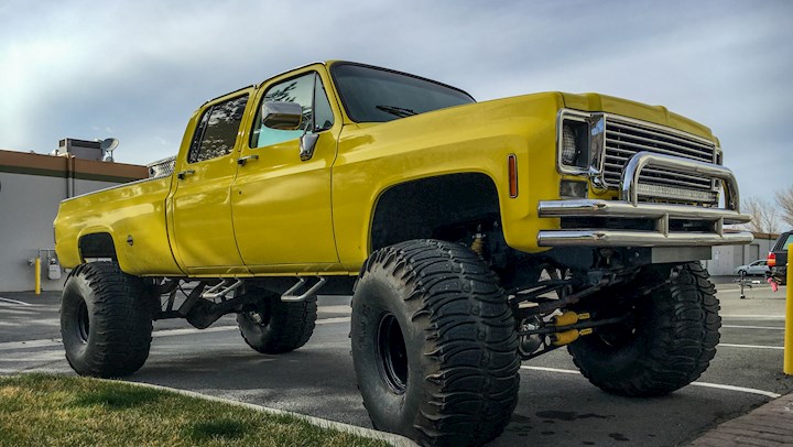 Lifted 80s Trucks K10 16" Lift 44" Super Swampers | Chevy