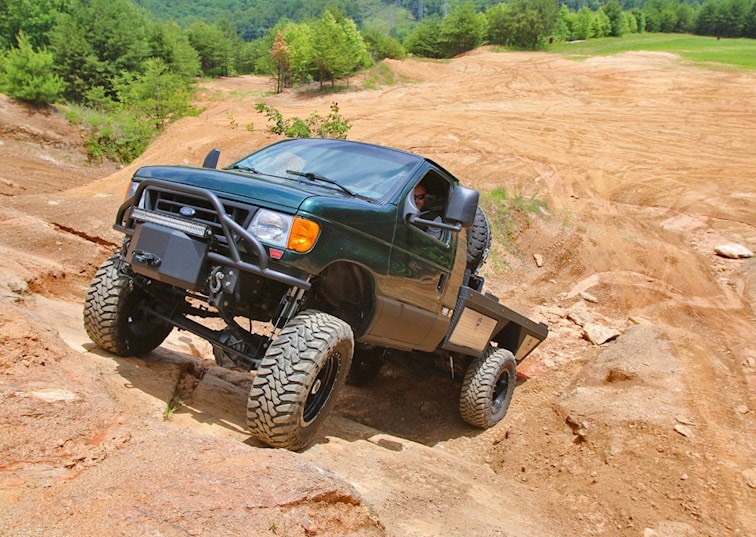 The Van That Can: A 4x4 Toyota Van Built for the Rocks | DrivingLine