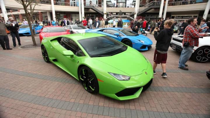 Exotics at Redmond Town Center: Seattle's "Cars & Coffee" Rival's So ...