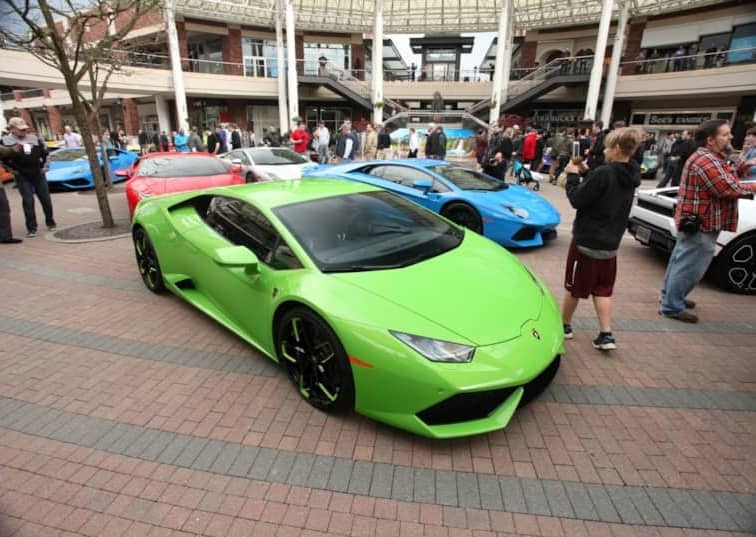 Exotics at Redmond Town Center: Seattle's "Cars & Coffee" Rival's So ...