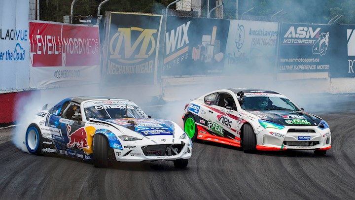 2016 Formula Drift Montreal Top 32 Play-by-Play | DrivingLine