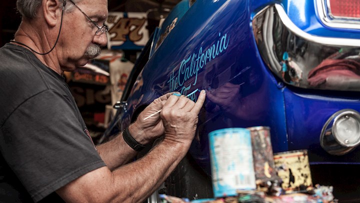 Six Decades of Balance and Line: Pinstriping With Dennis Jones ...
