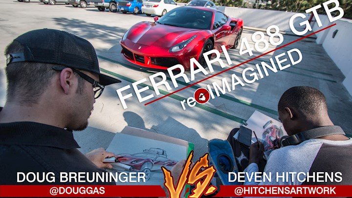 Two Artists, One Car: Ferrari Re-Imagined [Video] | DrivingLine