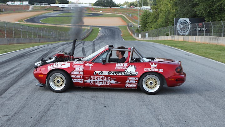 ZOOM-ZOOM, Here It Cummins! The Diesel Drift Mazda Miata | DrivingLine