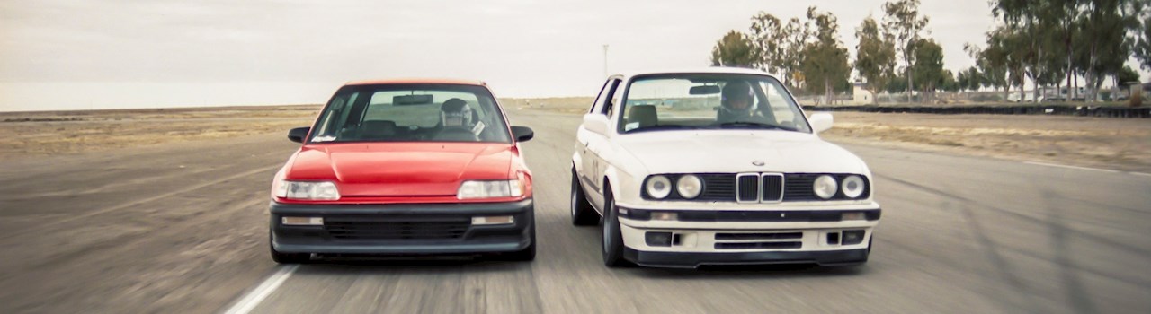 Driver Battles Episode 1: EF Civic vs E30 BMW [VIDEO] | DrivingLine