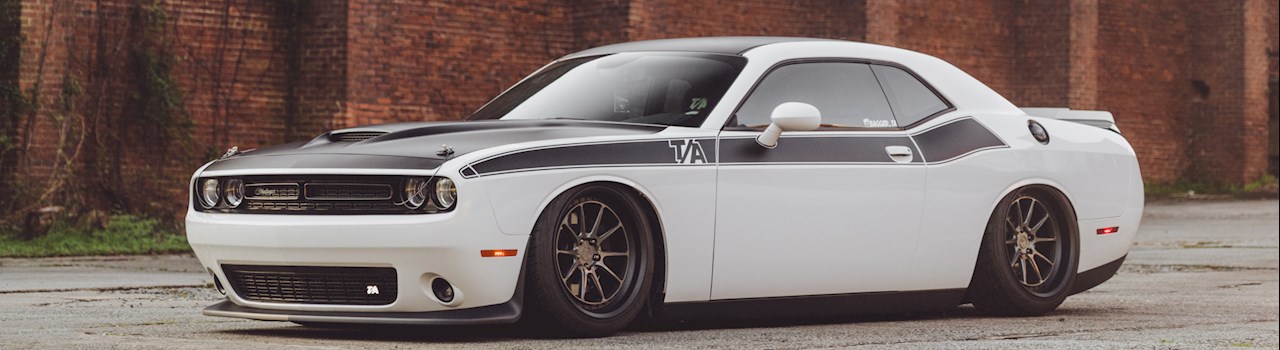 Jose's Bagged Dodge Challenger T/A | DrivingLine