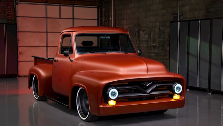 Retrofied: Converging Modern Tech with Vintage 1955 Ford F-100 Iron ...