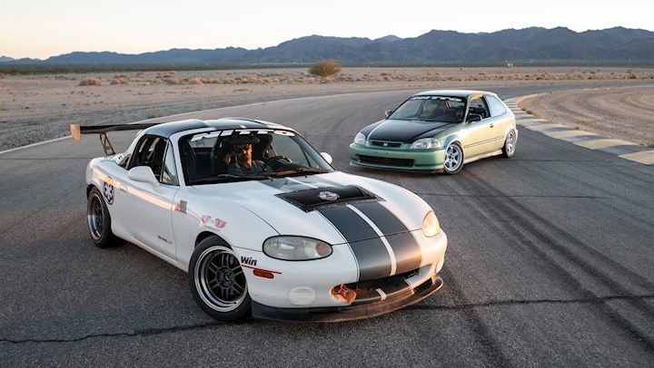 Civic vs. Miata: Meet the Cars of Driver Battles | DrivingLine
