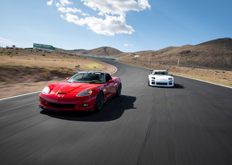 Driver Battles: FD RX-7 vs. C6 Corvette | DrivingLine