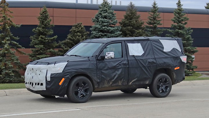 Jeep Wagoneer Spy Photos | DrivingLine