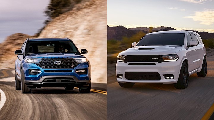 Durango SRT vs Explorer ST | DrivingLine