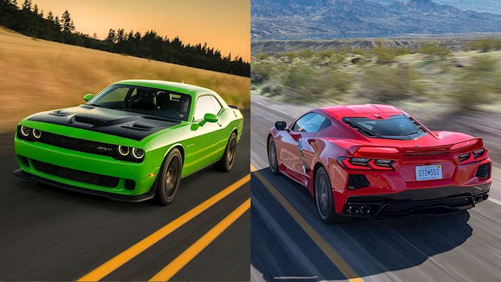 C8 Corvette vs Challenger Hellcat: The Best Way to Spend 70K? | DrivingLine