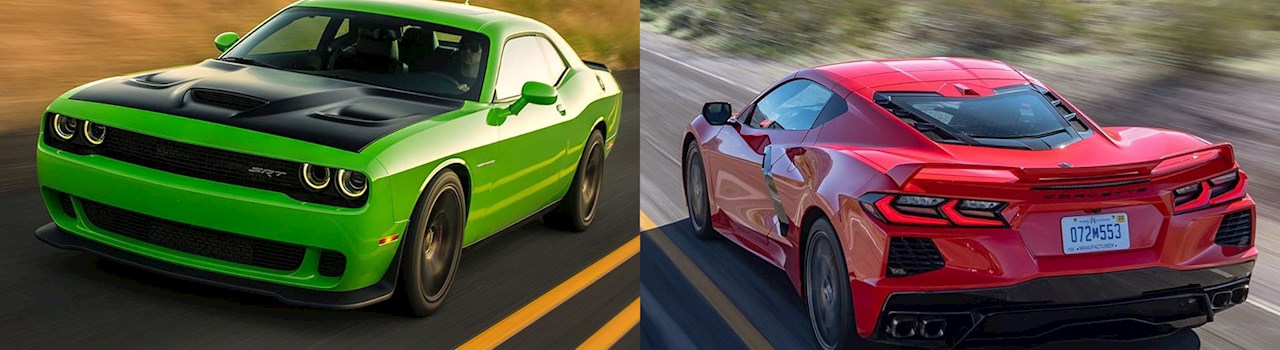 C8 Corvette vs Challenger Hellcat: The Best Way to Spend 70K? | DrivingLine