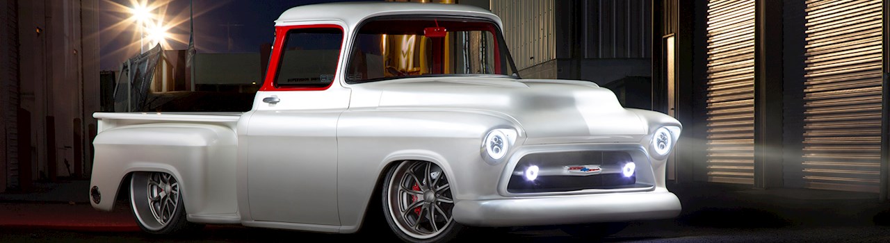 Snow White Revisited: The Fairytale of this Custom ’57 Chevy Truck ...