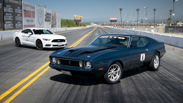 Driver Battles: Old Vs. New V8 Mustang Drag Race Showdown | DrivingLine