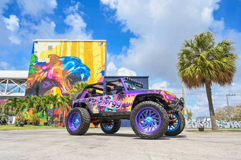 Synergy's Miami Beach Jeep JK Wrangler Built for the Stars | DrivingLine