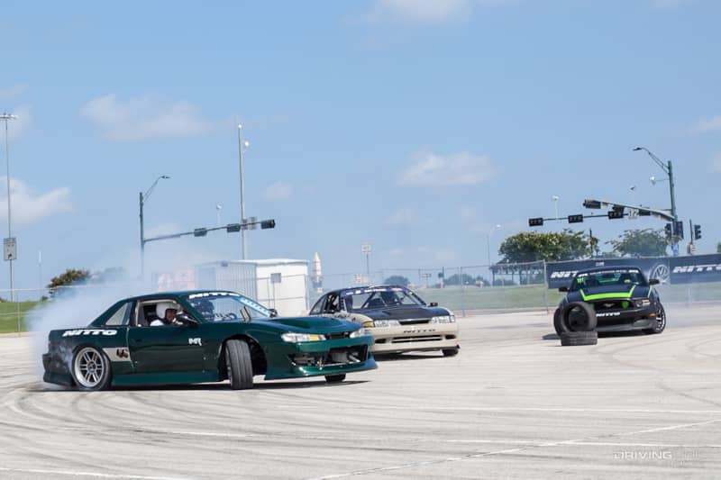 Texas-Sized Triple Tandem Drifting With Alex Heilbrunn [360 Virtual ...
