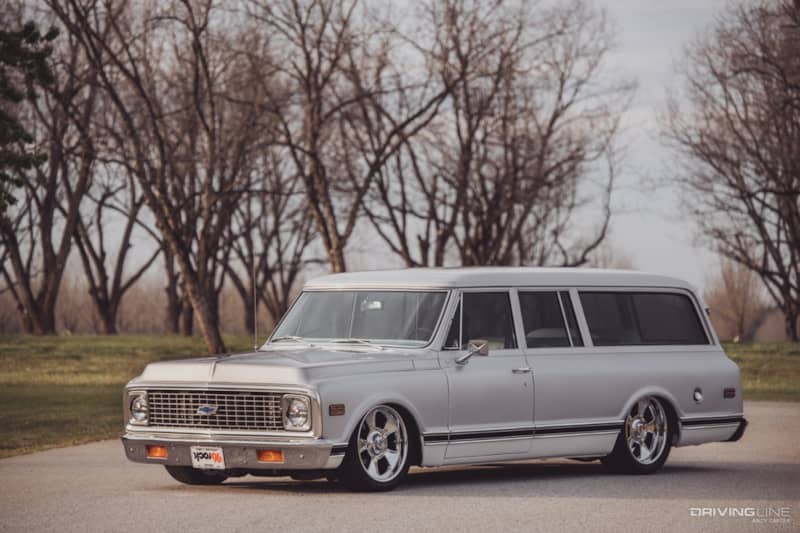 Chevy Runs Deep: Jerry's 1971 Bagged Suburban | DrivingLine