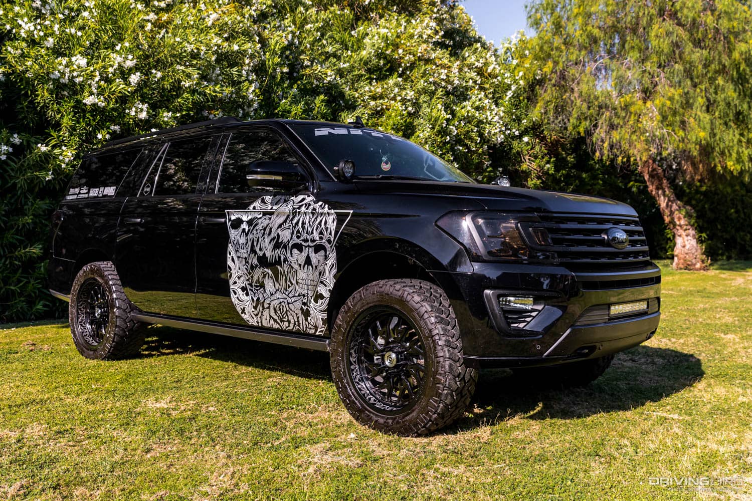 Ominous: A Sinister, Lifted and Engraved Ford Expedition SUV | DrivingLine