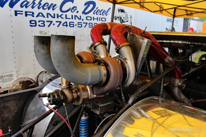 Climate Change: The Triple-Turbo Tractor Engine’d Diesel Pro Mod Truck ...