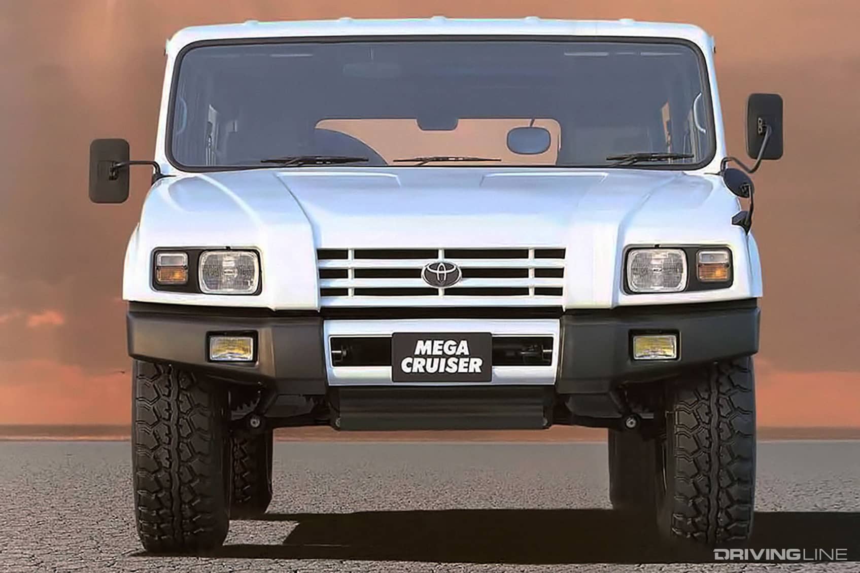 The JDM Hummer: How the Toyota Mega Cruiser Made the Land Cruiser Look ...