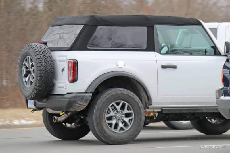 Spy Photos: New Bronco 2-Door Soft Top Fastback | DrivingLine