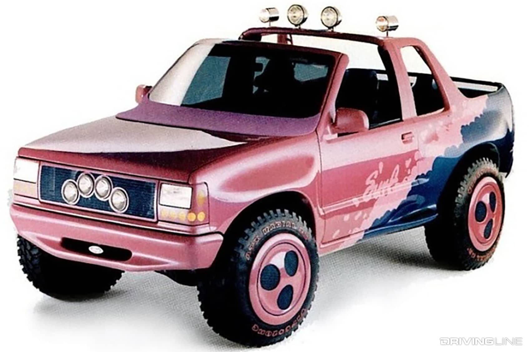 Looking Back: The Wild & Colorful World of '80s & '90s Concept Trucks ...