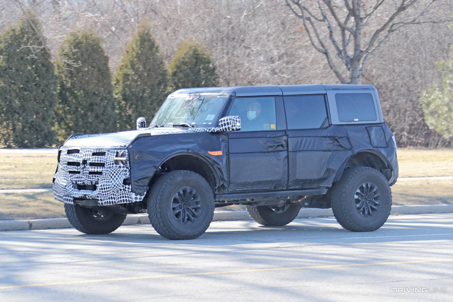 Spy Photos: New Ford Bronco Warthog with Hybrid Power? | DrivingLine