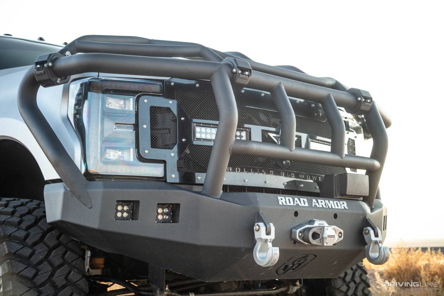 Not the Average Work Truck: A Radical Raised 2017 Flatbed Ford F350 ...