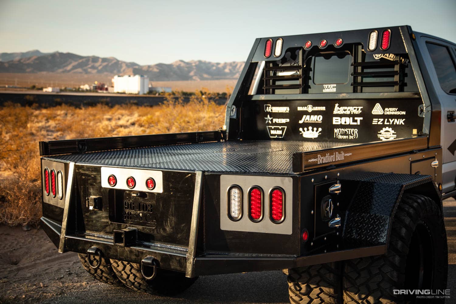 Not the Average Work Truck: A Radical Raised 2017 Flatbed Ford F350 ...