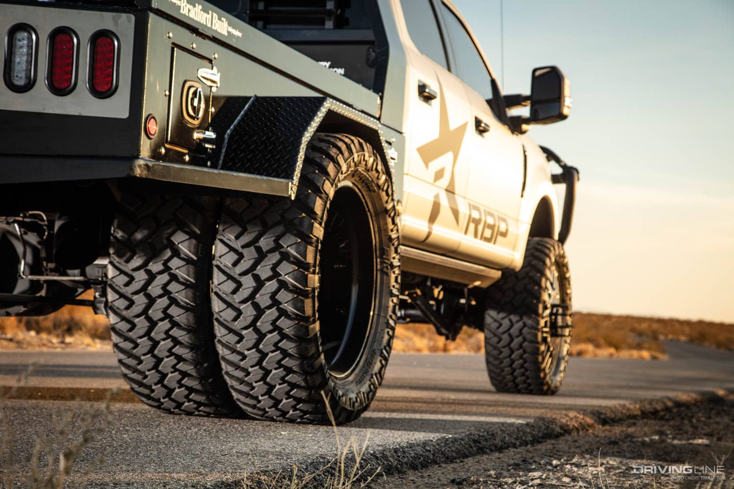 Not the Average Work Truck: A Radical Raised 2017 Flatbed Ford F350 ...