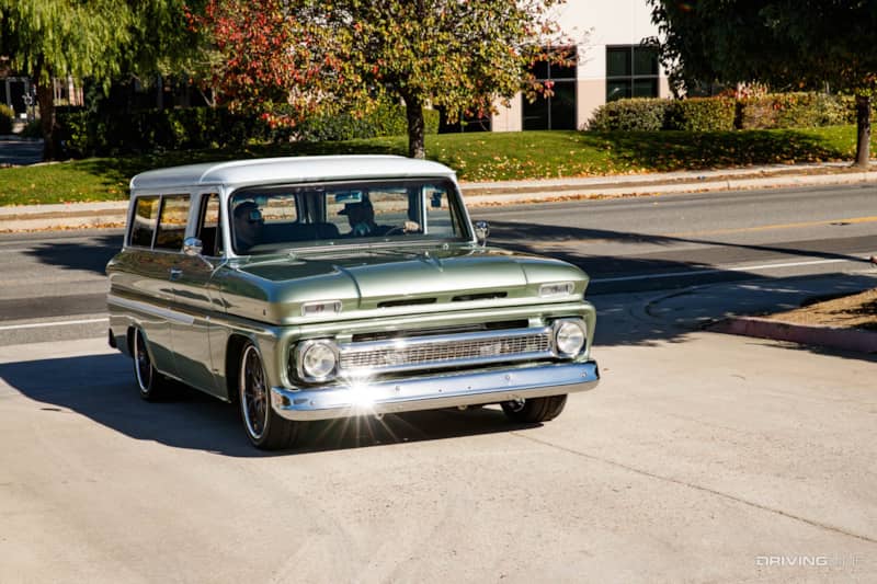 Family Friendly Slammed '64 Suburban Custom | DrivingLine