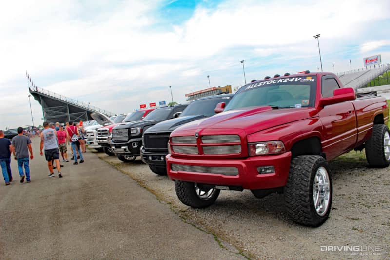 The Slickest Diesel Street Trucks From U.C.C. 2021, Part 1 | DrivingLine