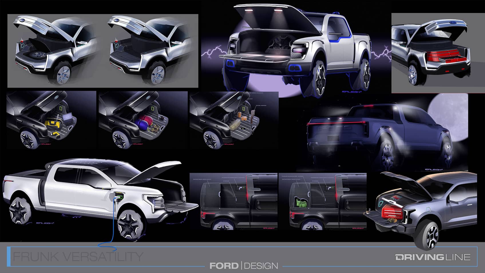 Ford F150 Lightning EV Truck's Front Trunk: What the Frunk? | DrivingLine