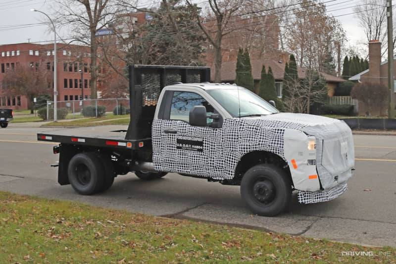 Spy Photos: 2023 Ford Super Duty F-350 XL Chassis Cab Truck in Michigan ...